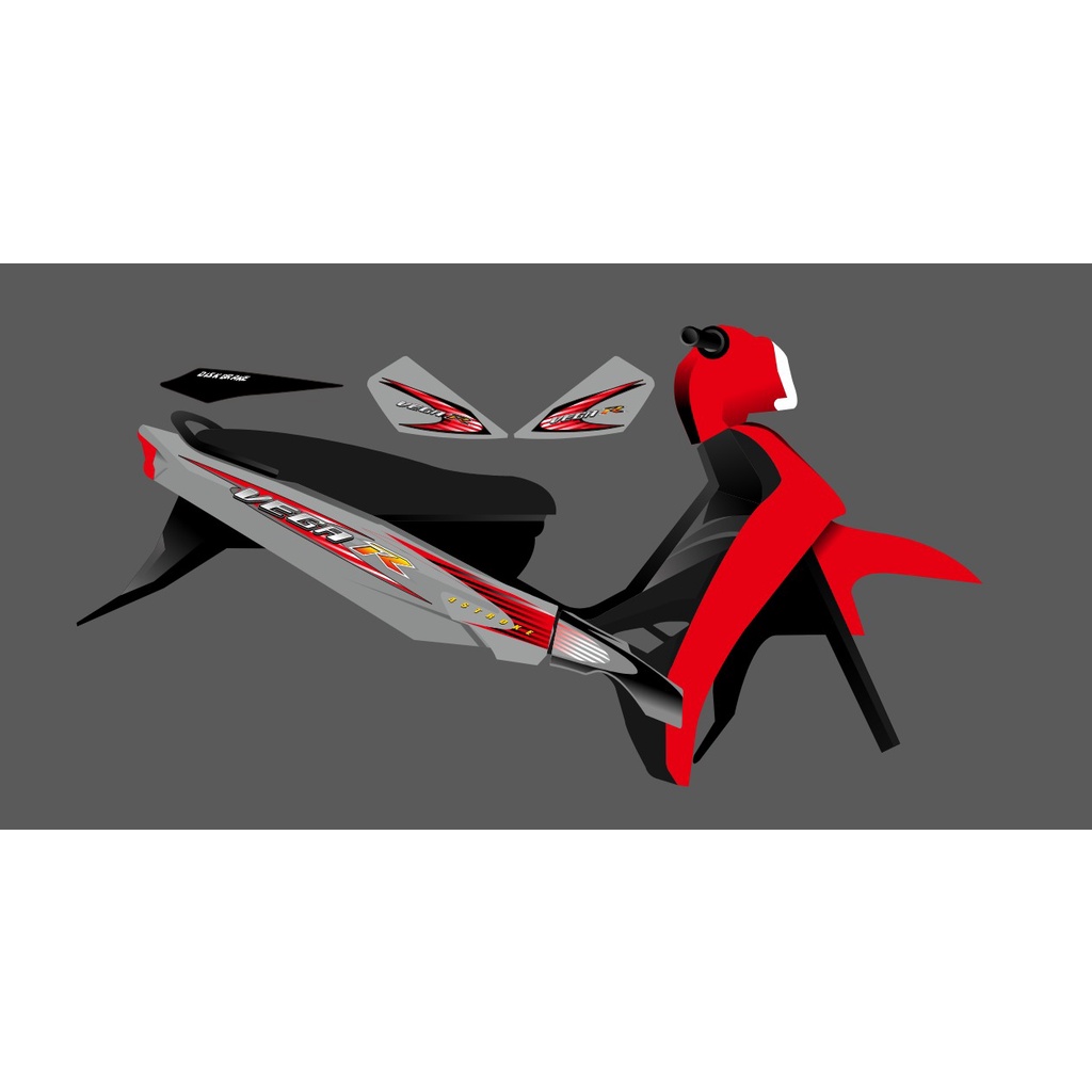 Jual STRIPING STIKER MOTOR VEGA R NEW LIS ORI BAHAN MAXDECAL | Shopee ...