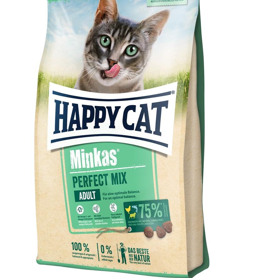 Jual Happy Cat Minkas PERFECT MIX 500gr Food Happycat Makanan Kucing ...