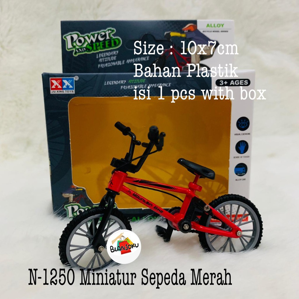 Jual Miniatur Sepeda Anak Figure Toys / Mainan Anak / Hiasan Kue ...