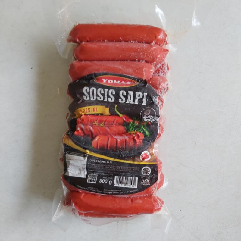 Jual Sosis Sapi Special Yomas 500 gram | Shopee Indonesia