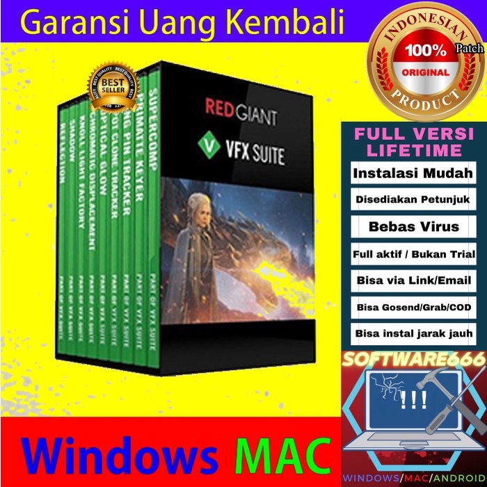 Jual Plugin Ad0be After Effects: Red Giant VFX Suite 1.5.2 [WIN ...