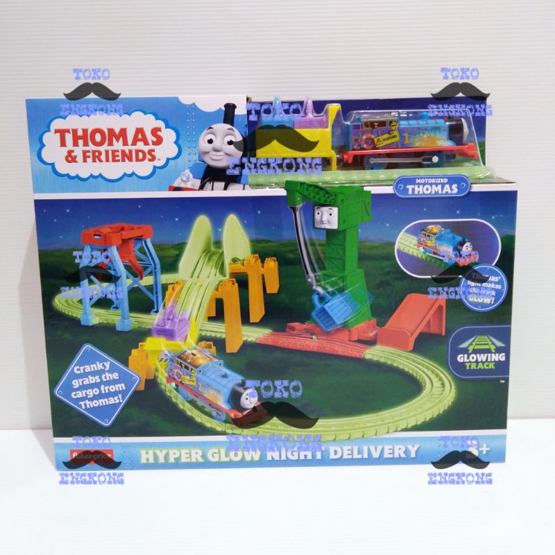 Jual THOMAS & FRIENDS TRACKMASTER HYPER GLOW NIGHT DELIVERY TRACK SET ...