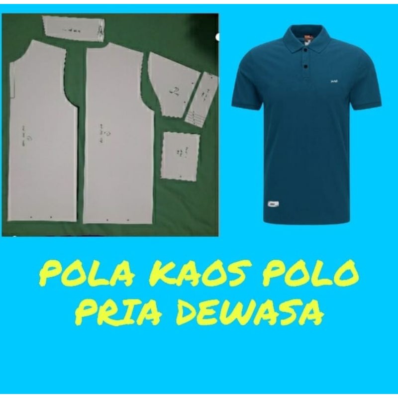 Jual pola kaos polo pria isi 5 ukuran S M L XL XXL | Shopee Indonesia