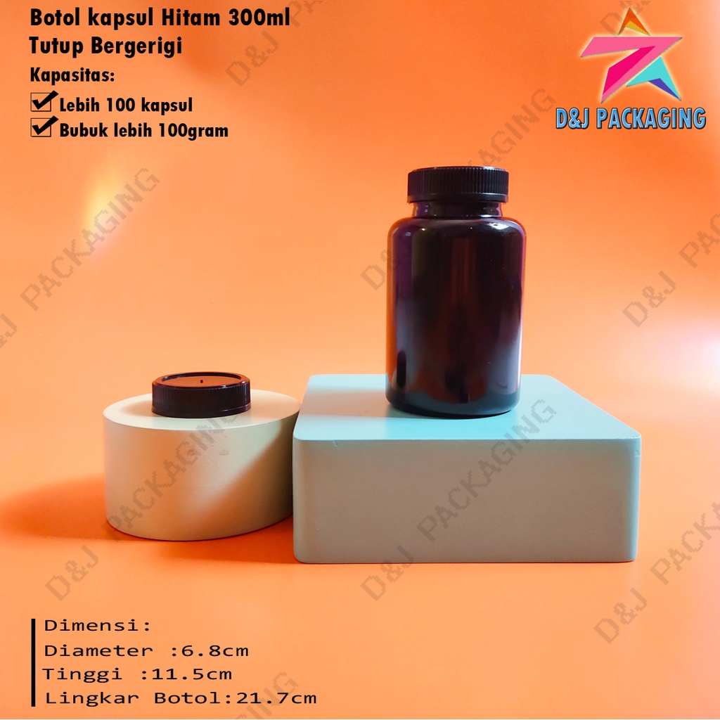 Jual Botol Kapsul 300ml / Botol Bubuk /Botol obat tutup bergerigi ulir ... Jual Botol Kapsul 300ml / Botol Bubuk /Botol obat tutup bergerigi ulir ...