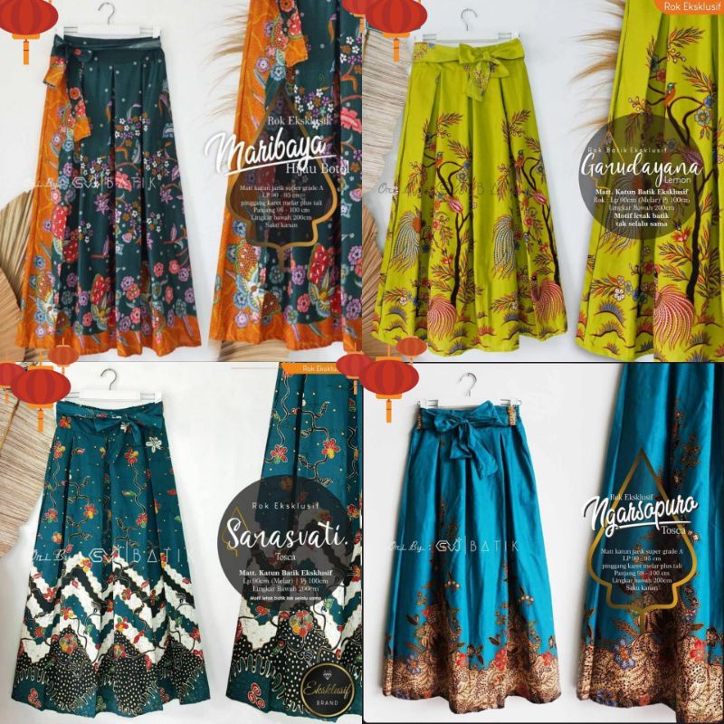 Jual ROK BATIK PANJANG BIRON TOSCA GREEN GENDHIS JAWI | Shopee Indonesia
