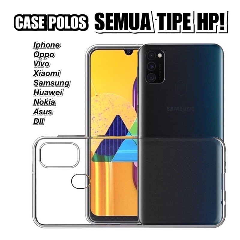 Jual Case Transparan Polos SEMUA TIPE HP | Shopee Indonesia