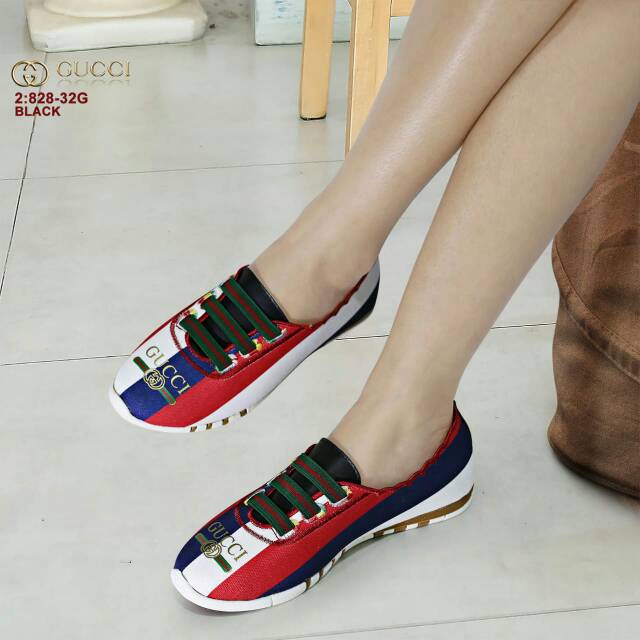 Jual SEPATU MEREK GUCCI HARGA: 185RB SERI: 828-32G | Shopee Indonesia