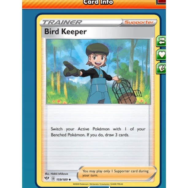 Jual Bird Keeper Pokemon TCG Online Card | Shopee Indonesia