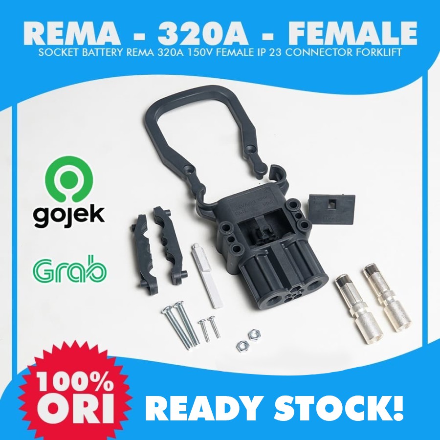 Jual Socket Battery REMA 320A 150V FEMALE IP 23 ORIGINAL REMA 320 ...