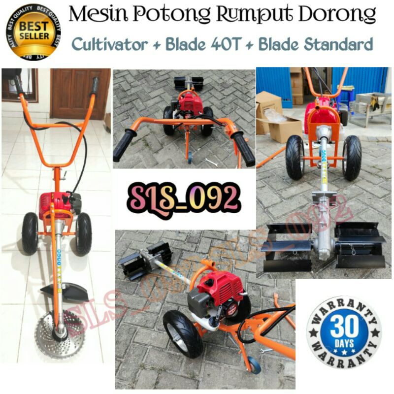 Jual MESIN POTONG RUMPUT DORONG 4TAK & CULTIVATOR/PENGGEMBUR TANAH ...