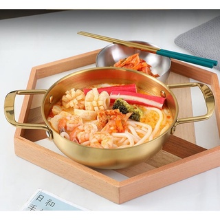 Jual Panci Emas korea Ramen noodle soup Gold pot stainless steel ...