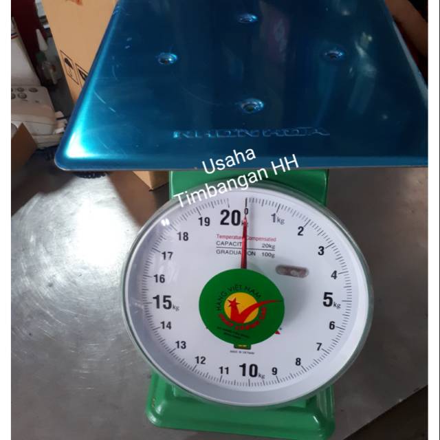 Jual Timbangan Duduk Jarum 20kg NHONHOA Vietnam original Nhon Hoa | Shopee Indonesia