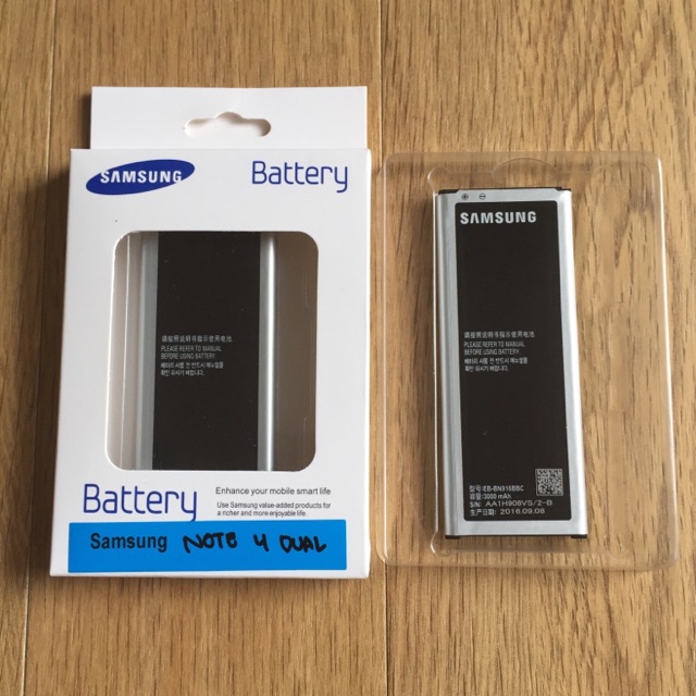 Jual Battery Untuk Samsung Note 4 dual SIM / N916 ORI / Baterai Kode ...