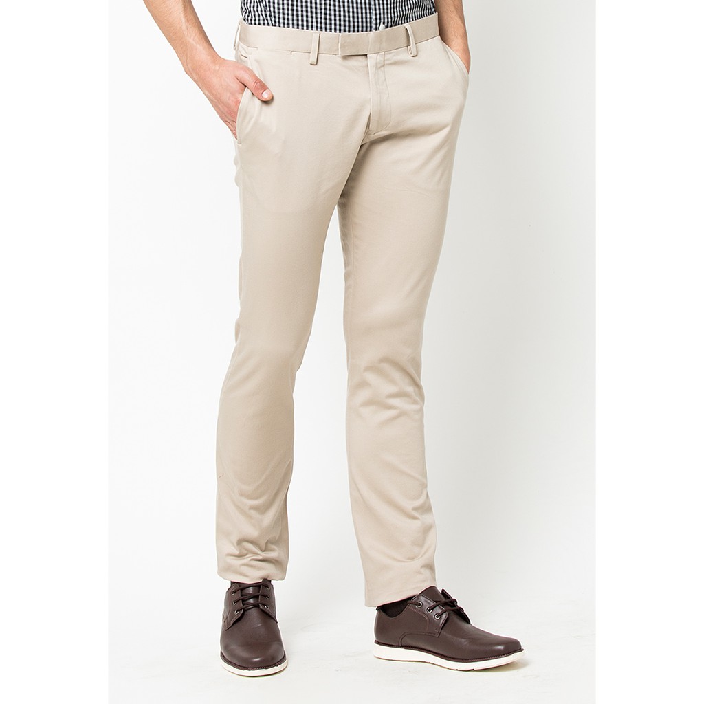 Jual The Executive Long Pants 1-Lpnbsc516O014 Khaki | Shopee Indonesia