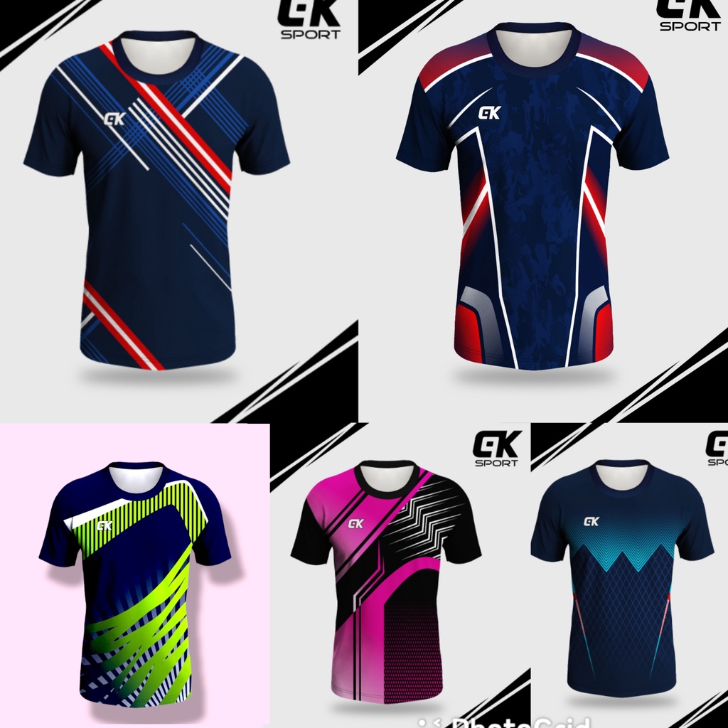 Jual COD BAJU OLAHRAGA KAOS VOLI PREMIUM BAJU BADMINTON KAOS FUSAL ...