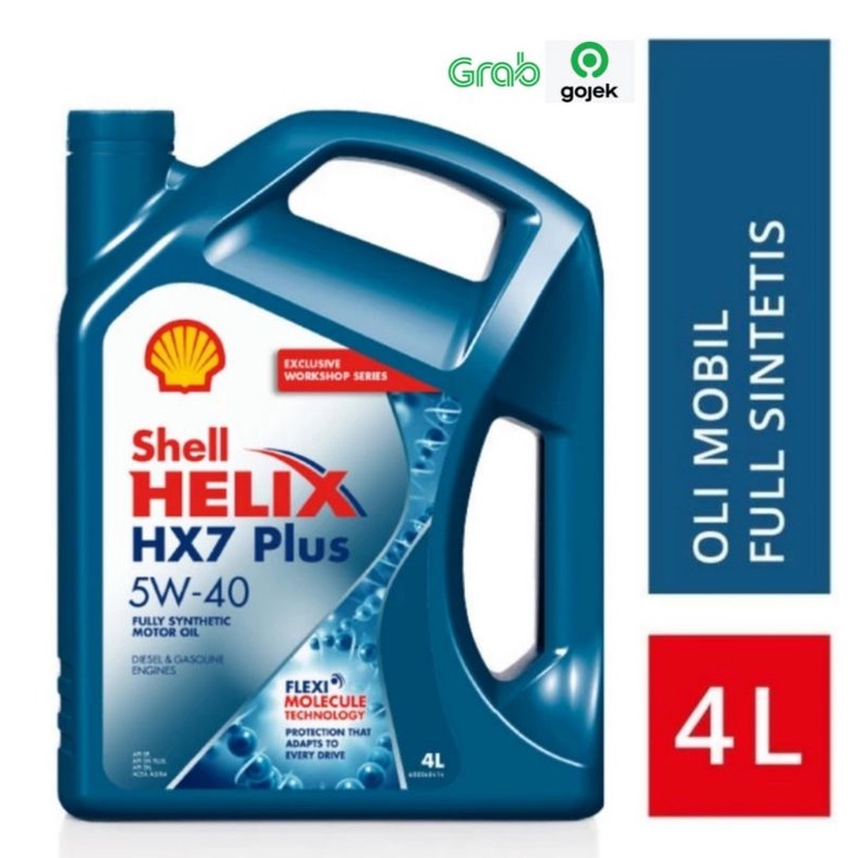 Jual SHELL HELIX HX7 5W-40 (4L) Oli Mesin Mobil | Shopee Indonesia