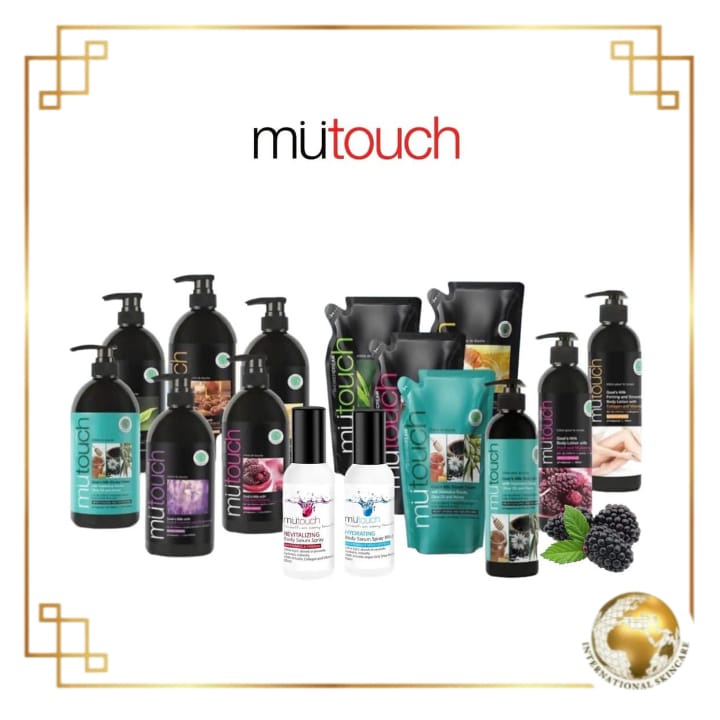 Jual MUTOUCH Goat's Milk Shower Cream / Body Lotion & Spray 1000ml ...