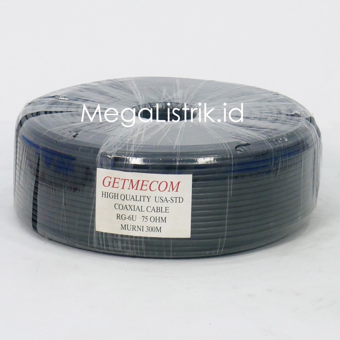 Jual Antena Tv - Getmecom Kabel Antena / Anten / Coaxial Tv ( 300 Meter ) | Shopee Indonesia
