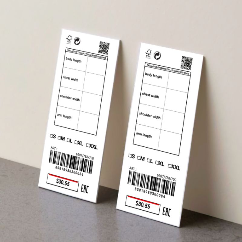 Jual Hang tag Label baju murah bonus tali hangtag hantag handtag han ...