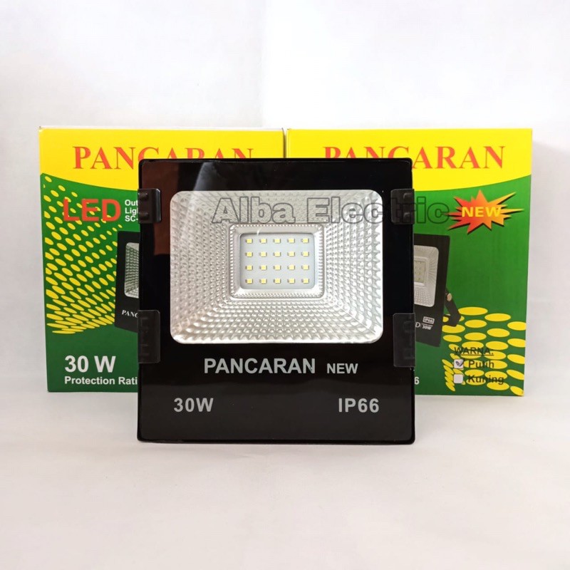 Jual Lampu sorot LED 30 watt PANCARAN FREE BUBBLE WRAP lampu sorot LED pancaran 30 watt lampu ...
