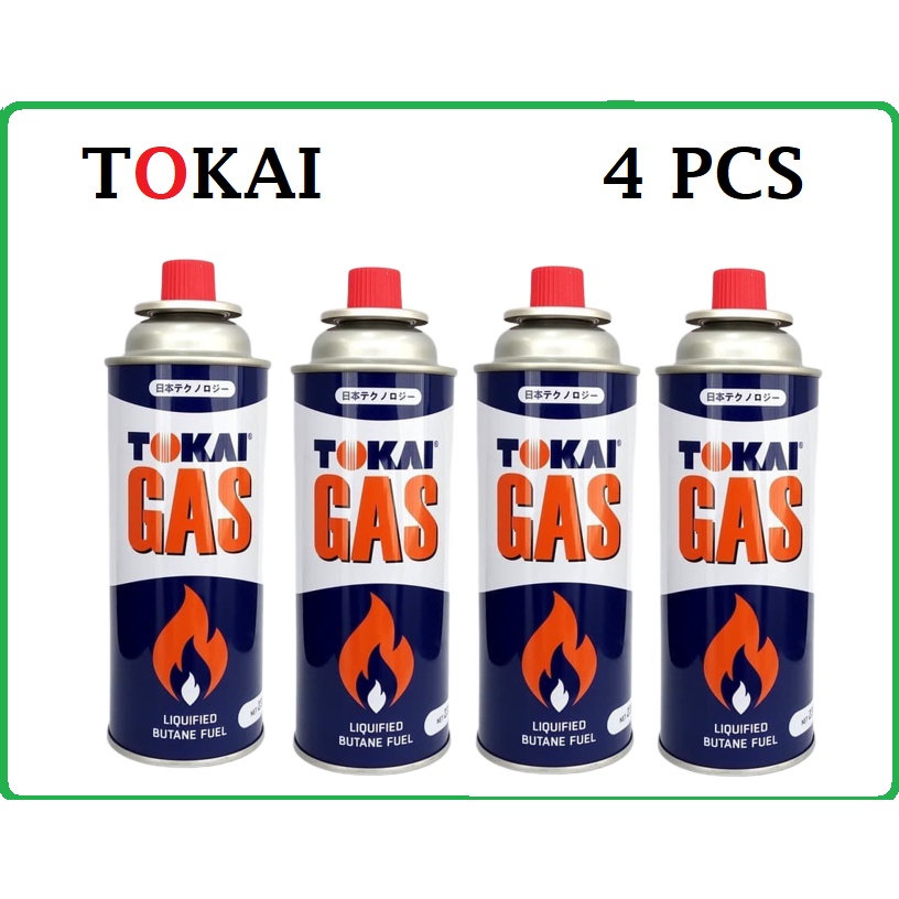 Jual Paket Hemat Tokai Gas Kaleng 4 PCS Cocok Buat Kompor Portable ...