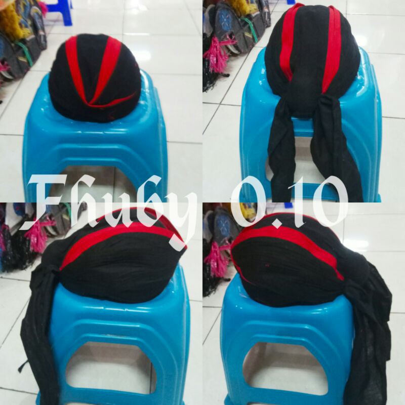 Jual Blangkon Lipat Jogja Sliwir Motif Hitam Merah | Shopee Indonesia