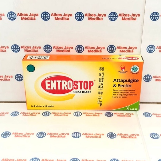 Jual Entrostop Box Isi 2 Strip @10 Tablet - Obat Diare | Shopee Indonesia