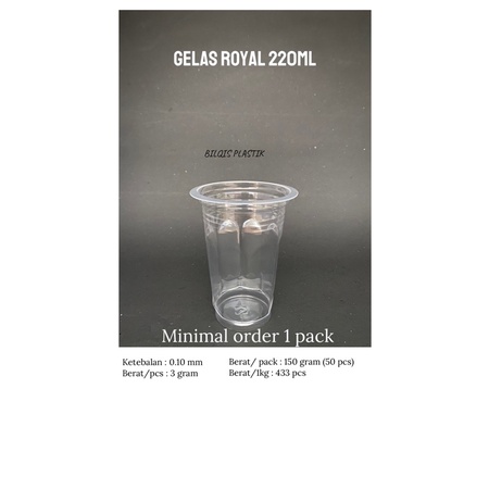 Jual Gelas cup kopi plastik bening ukuran 220ml | Shopee Indonesia
