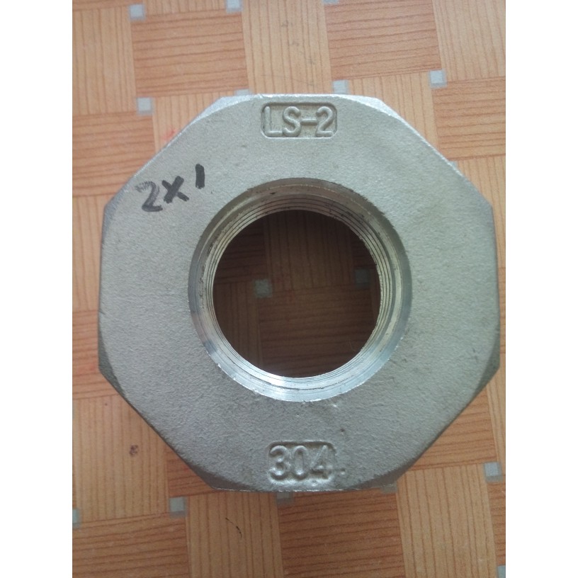 Jual Verlop Ring 2" x 1" SS 304 Class 150 Hex Bushing Vlok Vlock ...