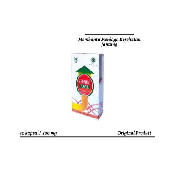 Jual Obat Herbal Turunkan Demam Vermint Forte 500 mg | Shopee Indonesia