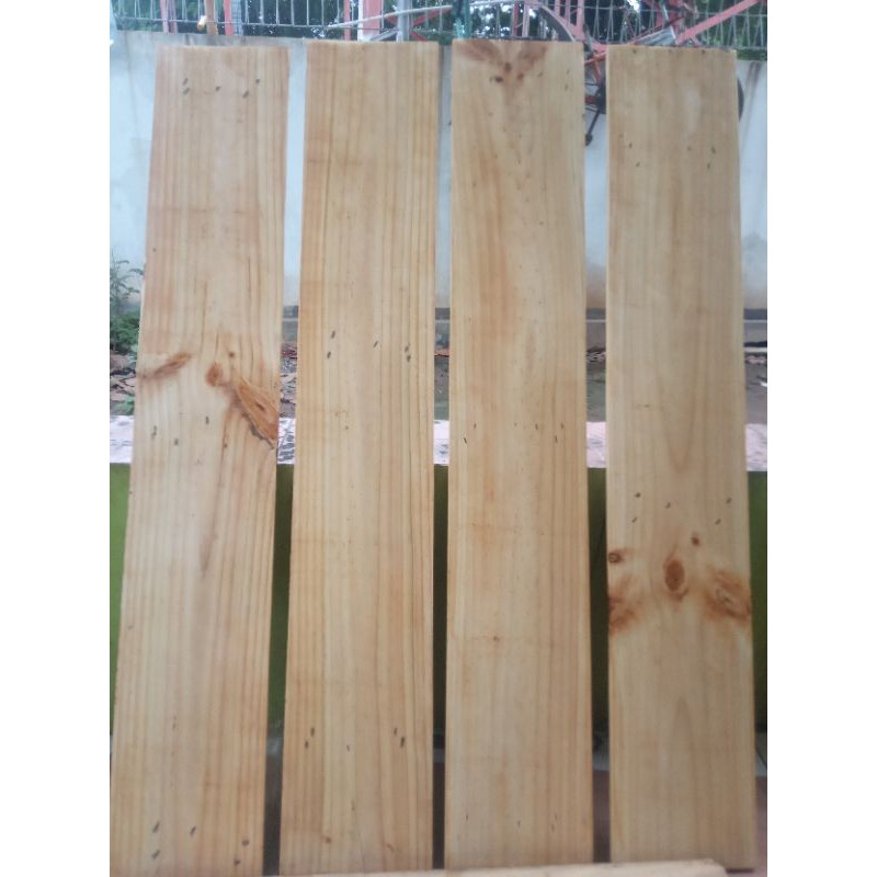 Jual papan kayu jati belanda pinus eks palet jati londo halus ampelas ...