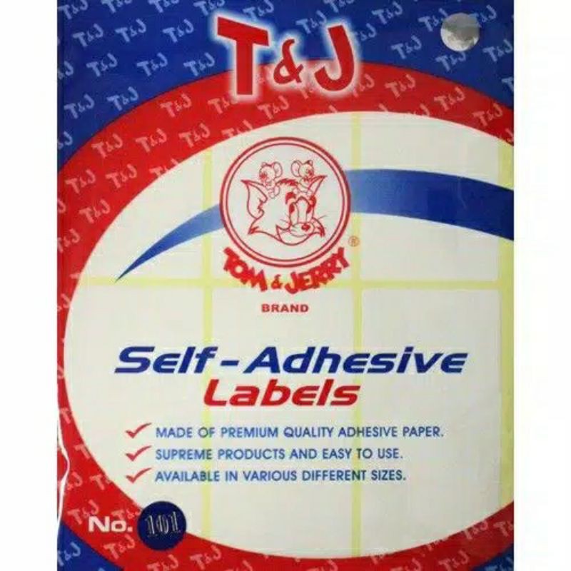 Jual Tom and jerry label 101 T&j labels no. 101 self-adhesive 1Pack saja | Shopee Indonesia