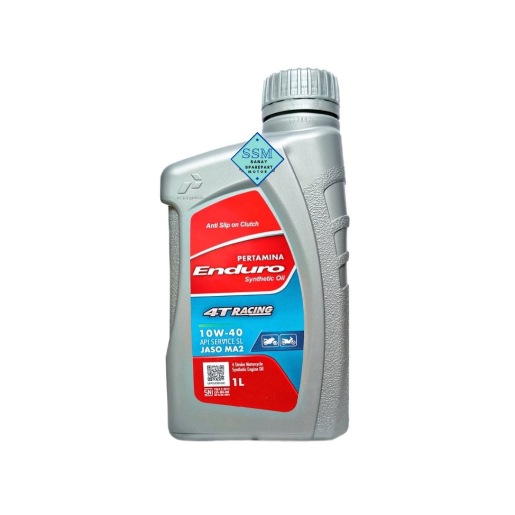 Jual OLI ENDURO RACING 1L / PERTAMINA ENDURO 4T RACING 10W/40 / OLI ...