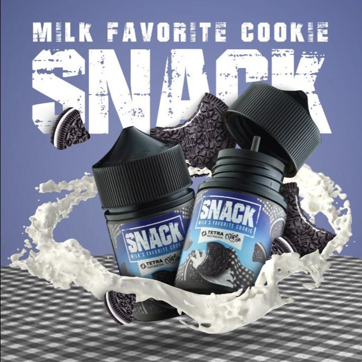 Jual LIQUID SNACK V3 MILKS FAVORITE COOKIE 60ML AUTHENT | Shopee Indonesia
