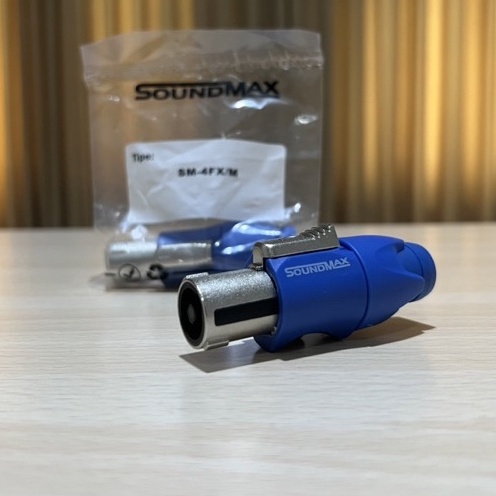 Jual JACK SPEAKON SPIKON MALE COWOK 4P 4 PIN SOUNDMAX SM-4FX/M | Shopee ...