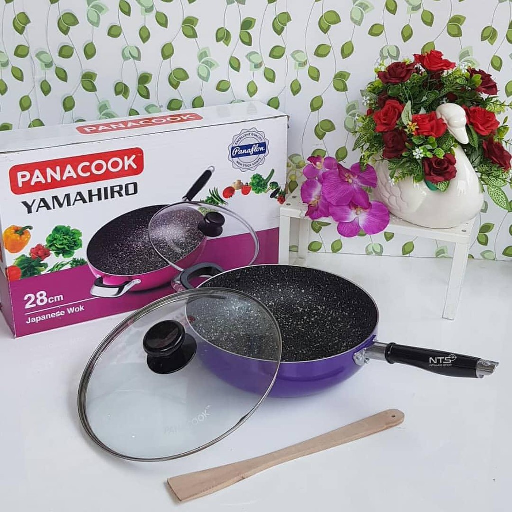 Jual PANACOOK Wok Yamahiro 28cm, 30cm (panci penggorengan) | Shopee ...
