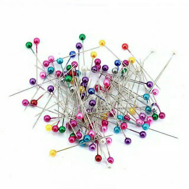 Jual COD Isi 50 pcs Jarum Pentul Mutiara - JARUM PENTUL JILBAB HIJAB ...