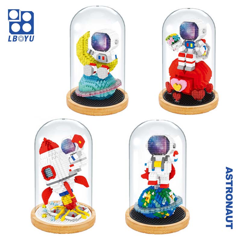 Jual Nano Block Astronaut Spaceman with Display Case Series / Mainan ... Jual Nano Block Astronaut Spaceman with Display Case Series / Mainan ...