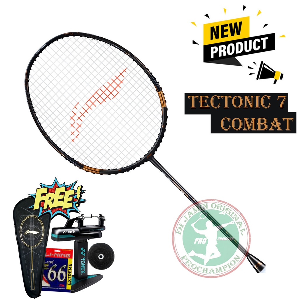 Jual Lining Tectonic 7 C Combat Raket Badminton Original | Shopee Indonesia