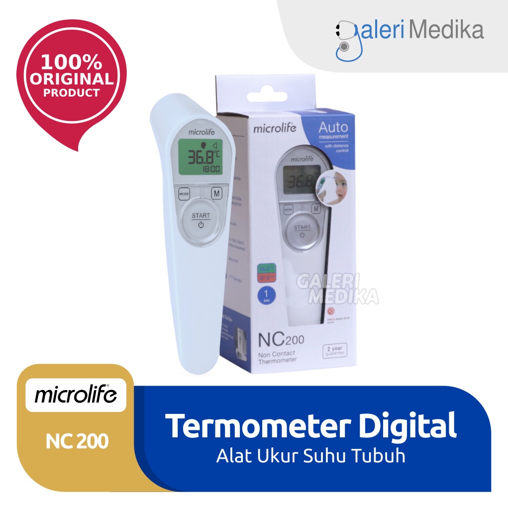 Jual Microlife FR1DL1 Termometer Infrared Non-Kontak - Termometer Digital | Shopee Indonesia