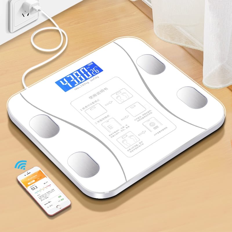 Jual IMP- Timbangan Berat Badan Digital Lcd 0.2-150Kg Bmi Kalori Otot ...