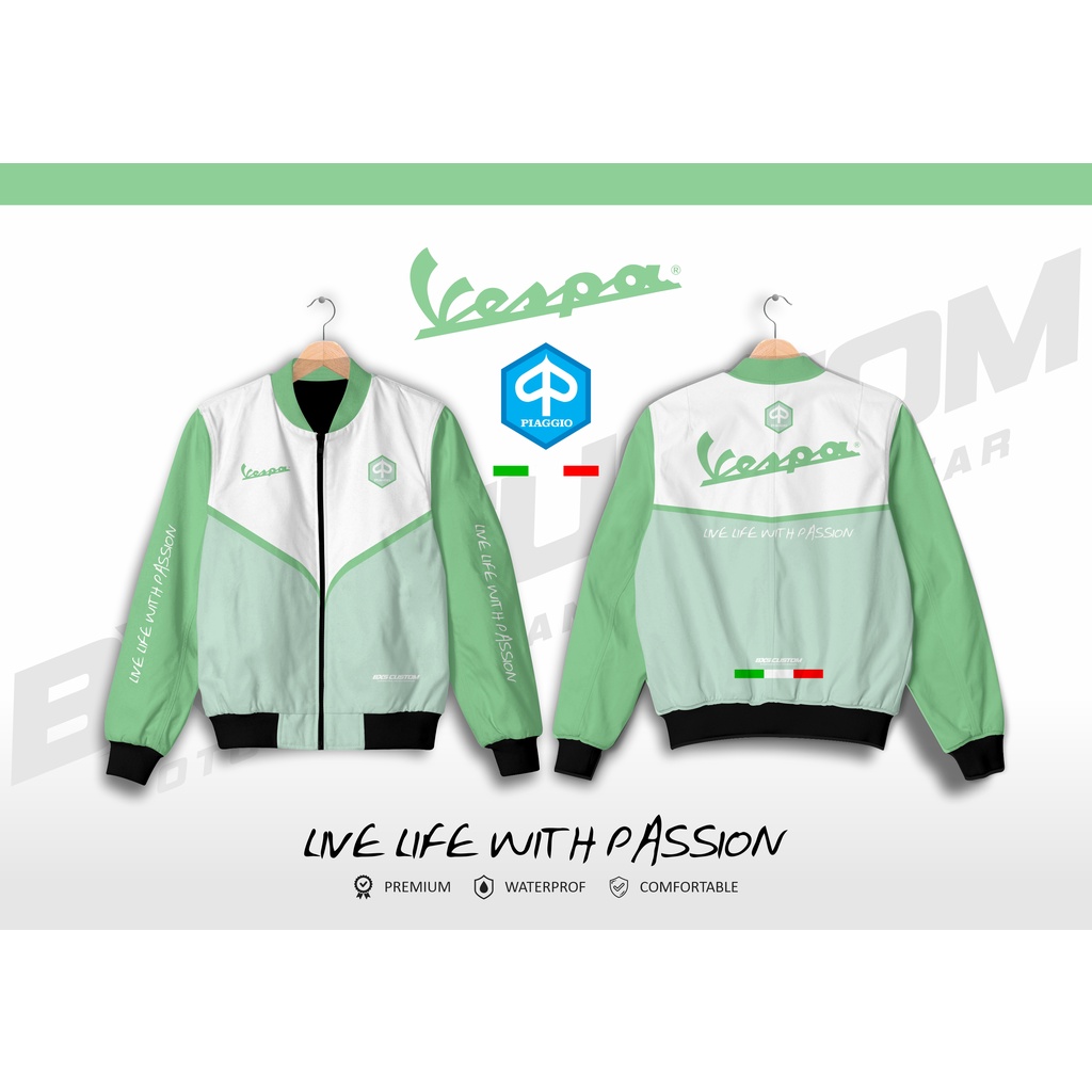 Jual JAKET VESPA VINTAGE | VESPA MATIC AND CLASSIC PREMIUM JACKET ...