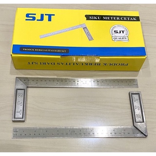Jual Siku meter 12inci SJT BAGUS Siku meteran tukang 12 inci penggaris ...