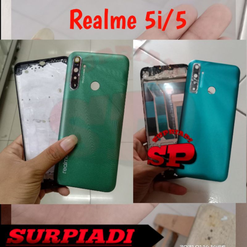 Jual Housing Realme 5i | 5 Kesing Casing Cassing Back Door Tulang Tatakan Lcd Fullset Realme 5i ...