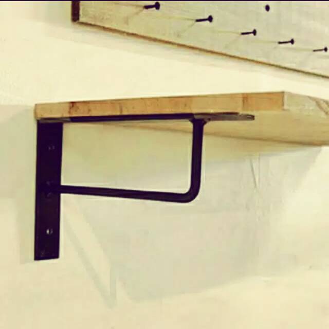 Jual Siku rak dinding / siku besi 10x25cm | Shopee Indonesia