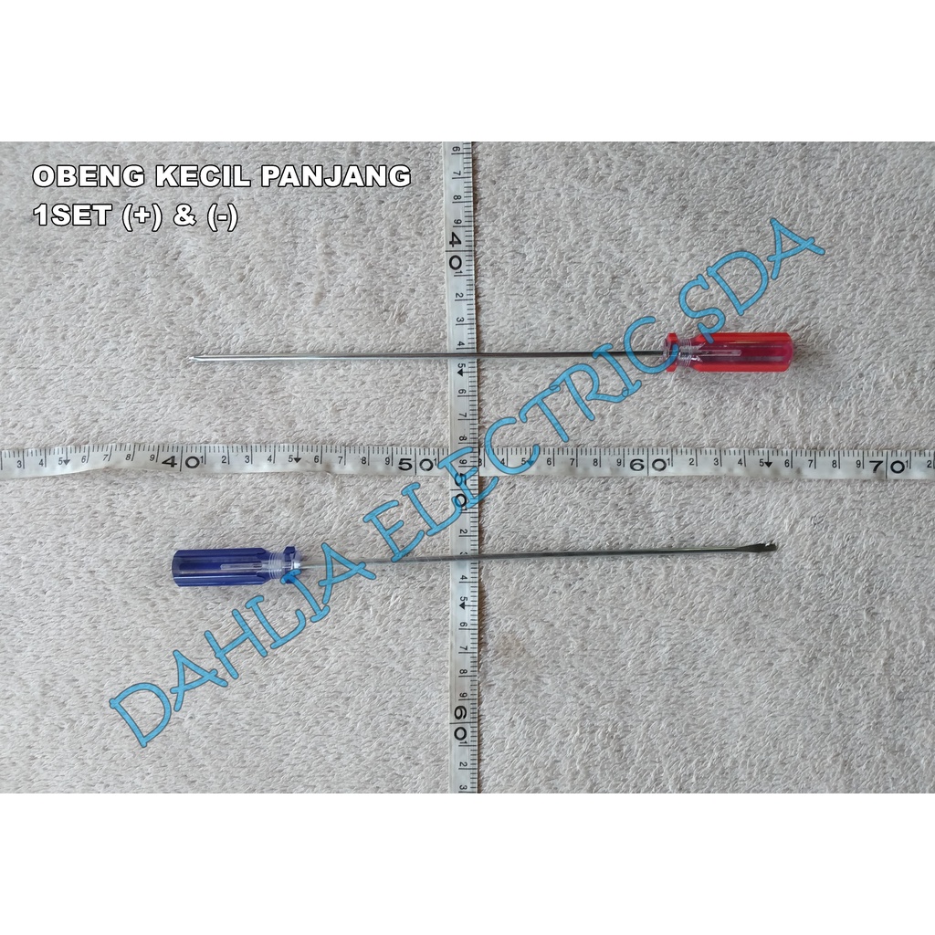 Jual OBENG KECIL PANJANG 1 SET (+) DAN (-) | Shopee Indonesia