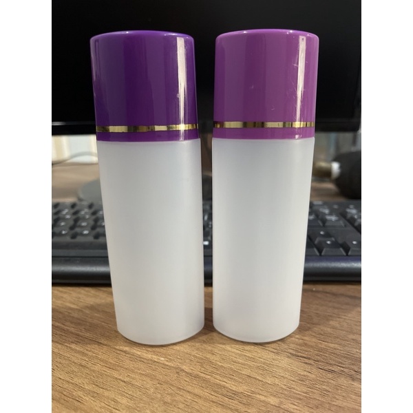 Jual Botol Putri 100 ml Natural Tutup Ungu Tua/Muda 20 pcs | Shopee ...