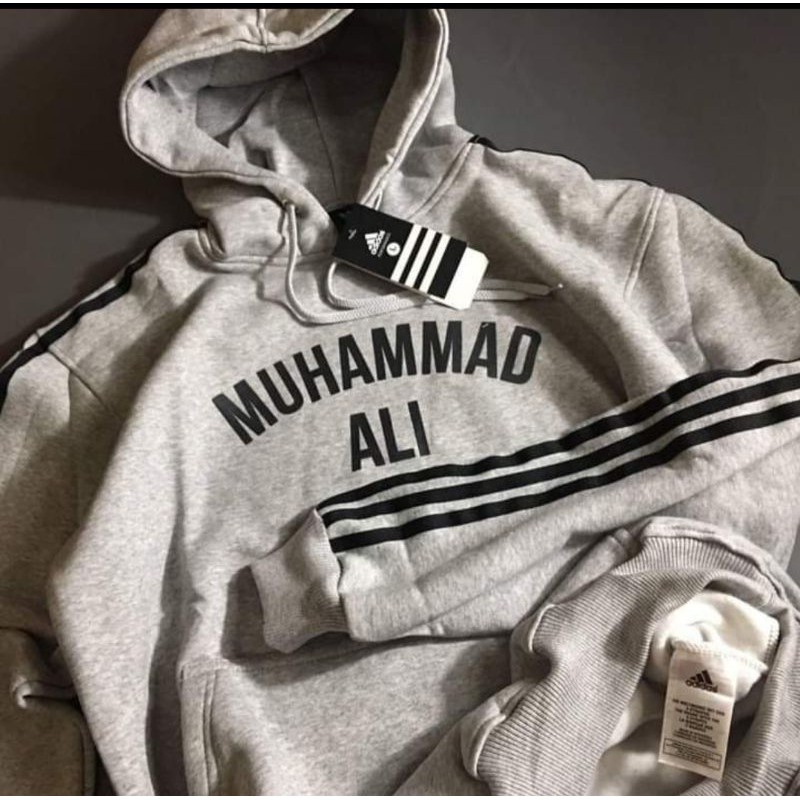 Jual HOODIE JACKET ADIDAS X MUHAMMAD ALI PULLOVER POLOS ORIGINAL ...
