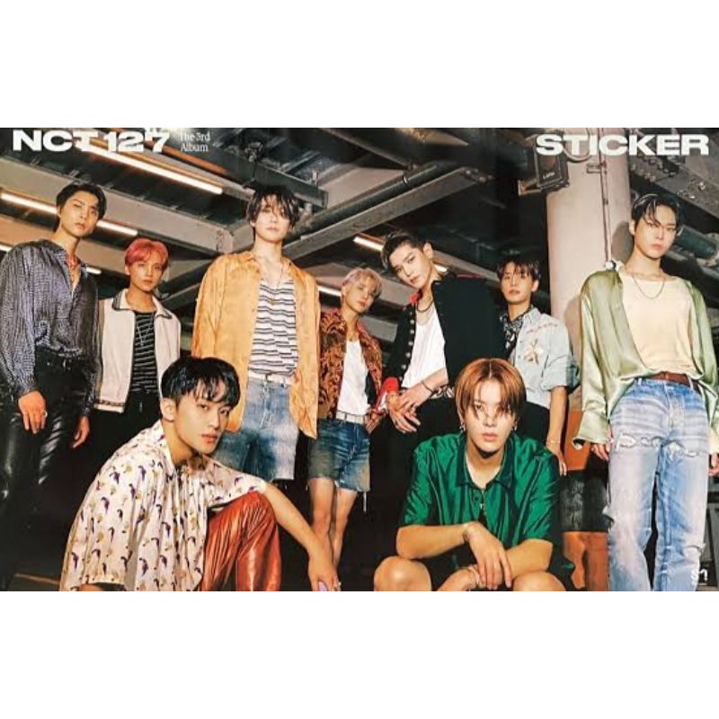 Jual Official Posted NCT 127 Sticker Seoul City Ver. (Rolled Poster ...