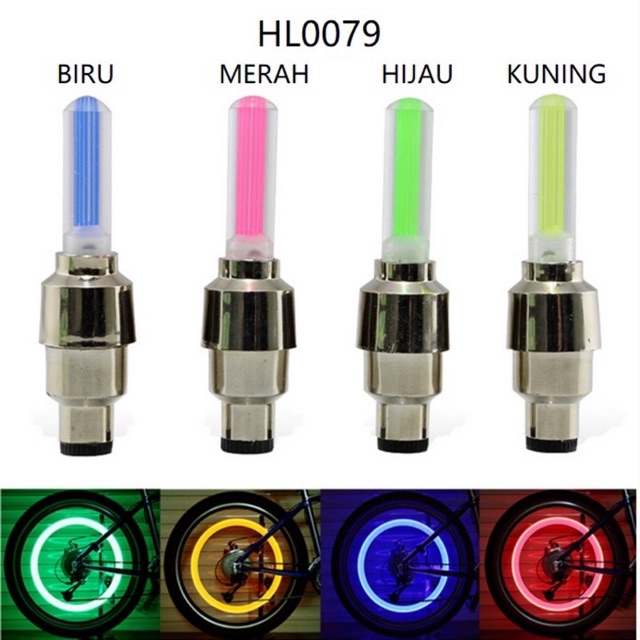 Jual TUTUP PENTIL BAN MODEL LAMPU LED VARIASI UNIVERSAL UNTUK SEMUA ...